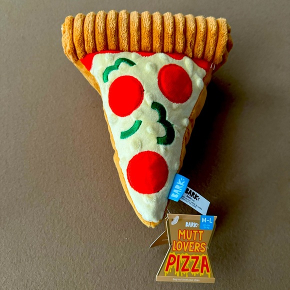 Bark | Dog | Barkbox Mutt Lovers Pizza Two In One Dog And Puppy Toy Nwt ...
